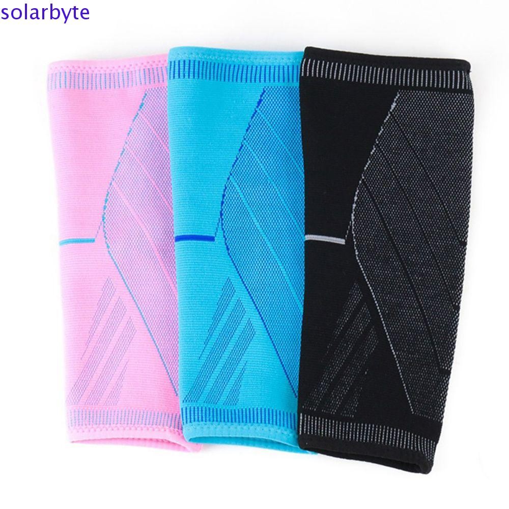 Solarbyte การบีบอัดน่องแขนบาสเกตบอลวิ่ง 1PC ป้องกันขาลูกวัวกีฬา Protector อุปกรณ์เสริมยืดหยุ่น ...