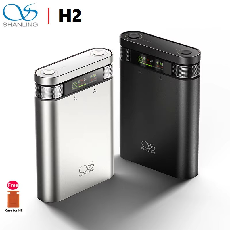 Shanling H2 Hi-Res HIFI แบบพกพา MQA USB DAC เครื่องขยายเสียงหูฟัง DAP ...