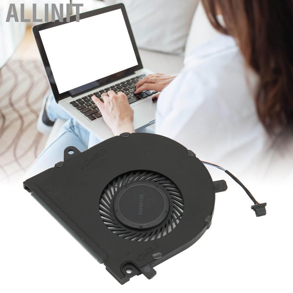 Allinit Rosvola 4 Pin CPU Fan Laptop Cooling ทนทานทนทานง่ายสำหรับการ ...