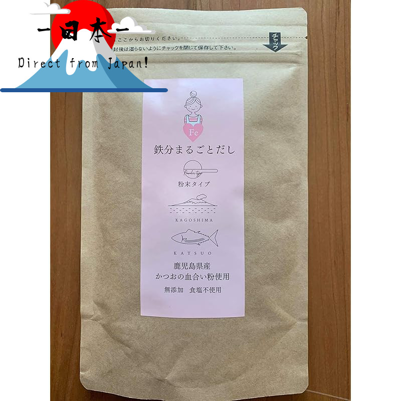 [Direct from Japan] All-Natural Iron-Rich Broth Powder - 100g ...