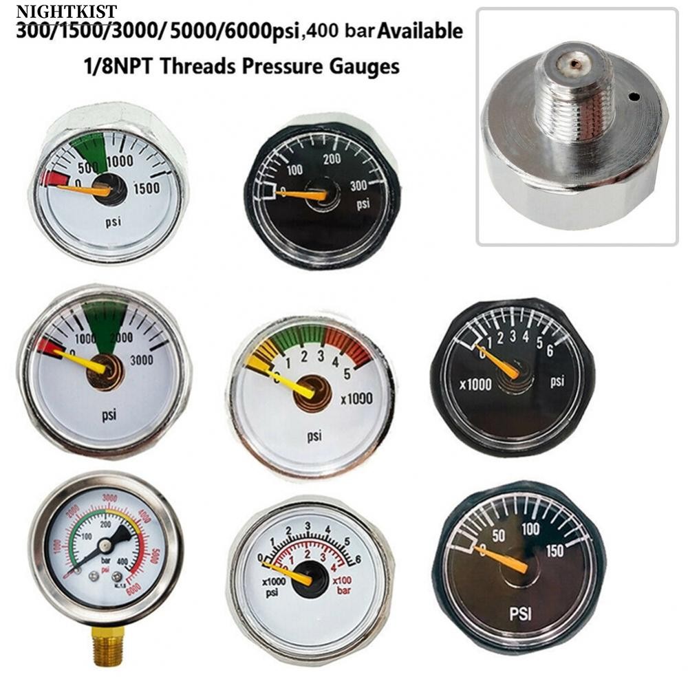 Compact PCP Air Pressure Gauge Mini Manometer 40mm Stainless Steel ...
