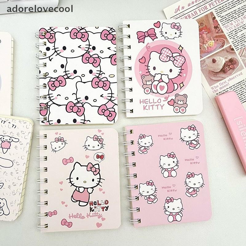 Adth น่ารัก Hello Kitty มินิแบบพกพา A7 Coil Notebook Notepad ไดอารี่ ...