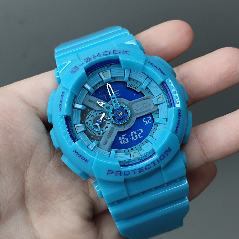 Casi*o G-SHOCK GA-110 SERIAL GA-110B-2 HYPER COLOUR AUTO LIGHT FUNCTION ...