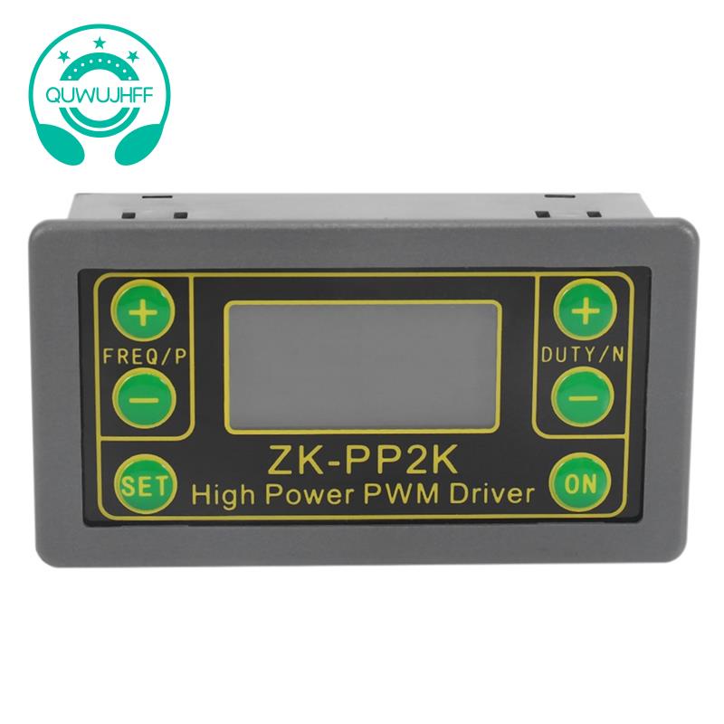 (quwujhff)ZK-PP2K Pwm ตัวควบคุมความเร็วมอเตอร์ DC 3.3-30V 12V 24V 8A ...