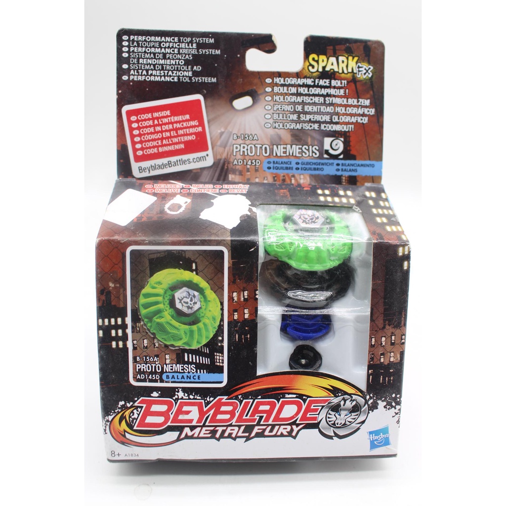Hasbro Battle Beyblade Steel Battle Spirit Avengers PROTO NEMESIS ...