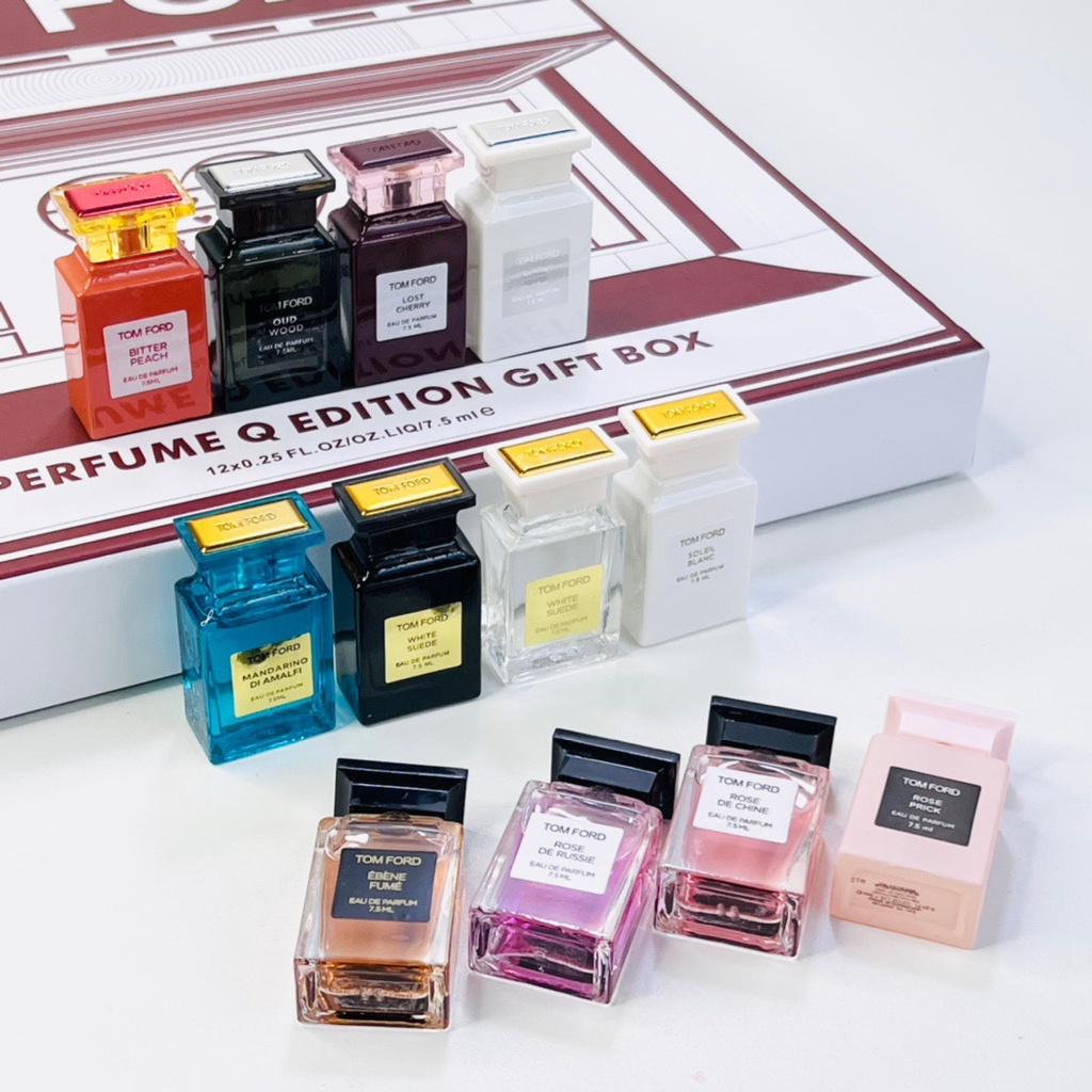 [7.5ml * 12] Tf Tom Ford perfume Sample Set Tf Tom Ford น้ําหอมตัวอย่าง ...