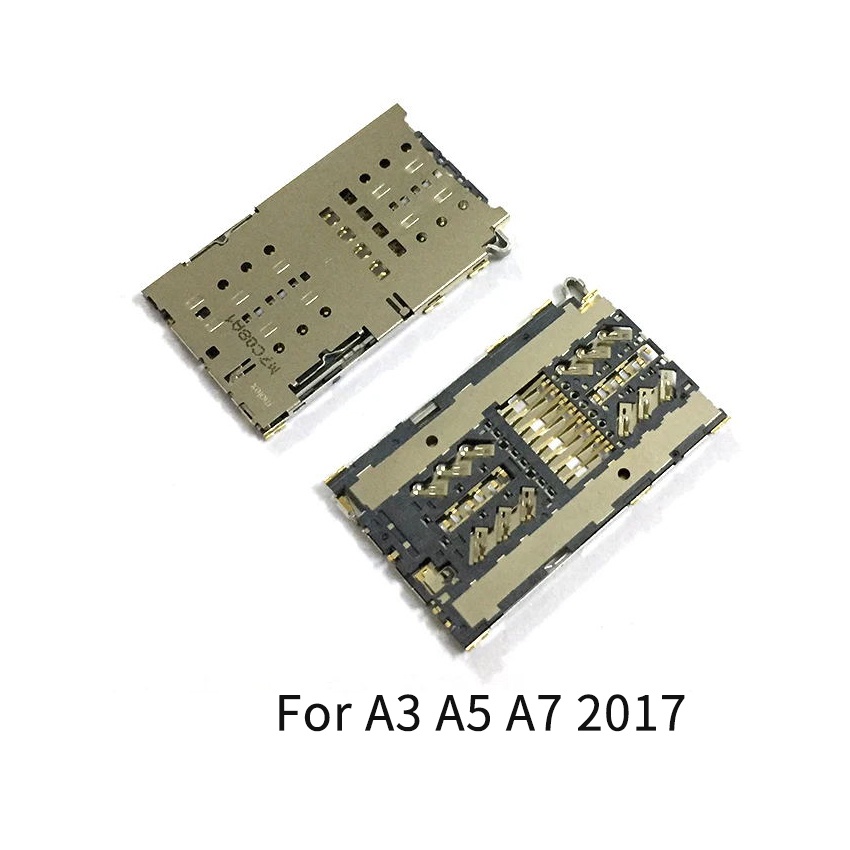 ถาดใส่ซิมการ์ดรีดเดอร์ Micro SD สายเคเบิลอ่อน สําหรับ Samsung Galaxy A3 A5 A7 2017 A320 A520 ...