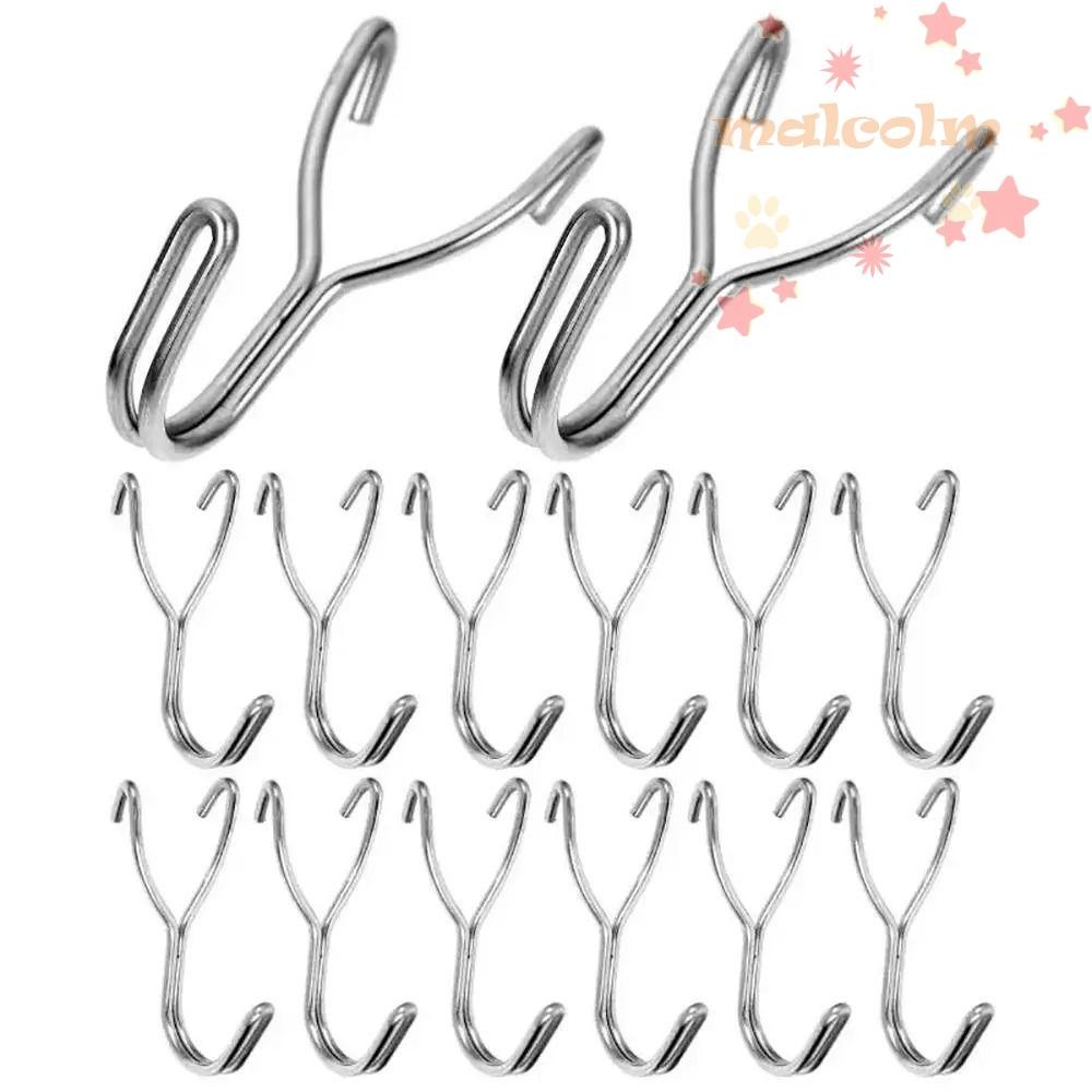 Malcolm 10 ชิ้น Peg Board Hook, ผนังตาข่ายชั้นเก็บหมุดสแตนเลส, Peg ...