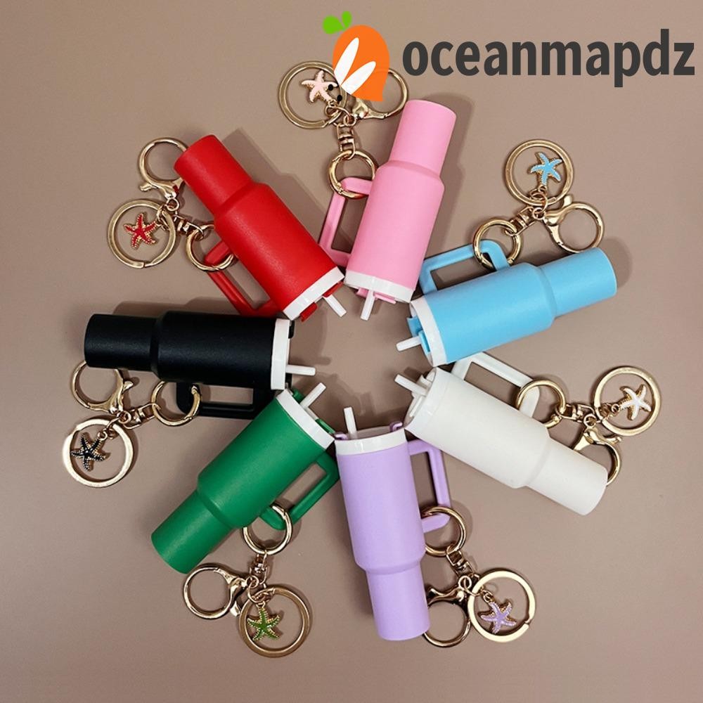 Oceanmapdz แก้วแหวนกุญแจ,ปลาดาว Ocean Series Mini Stanley ถ้วยพวงกุญแจ,กระเป๋านักเรียนที่มีสีสัน ...