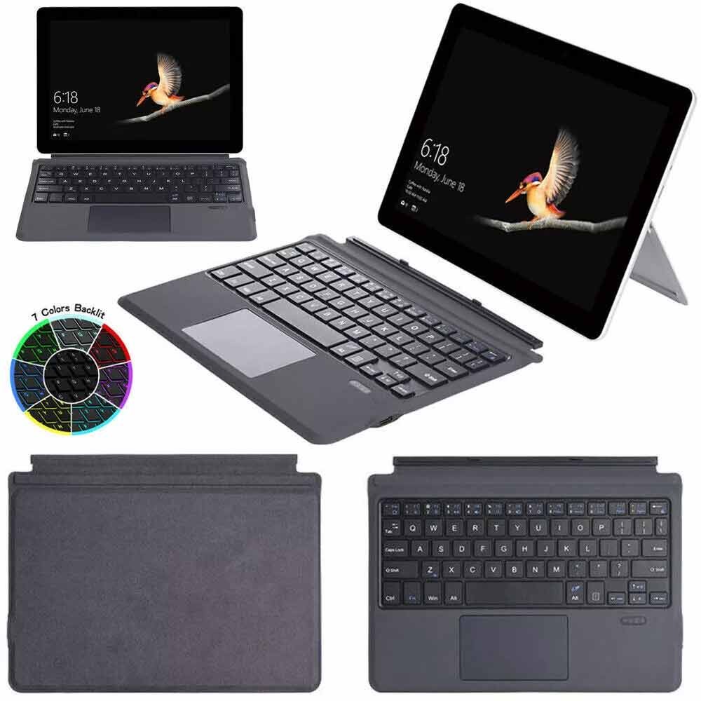 Touchpad Bluetooth Keyboard Backlit Wireless For Microsoft Surface Pro ...