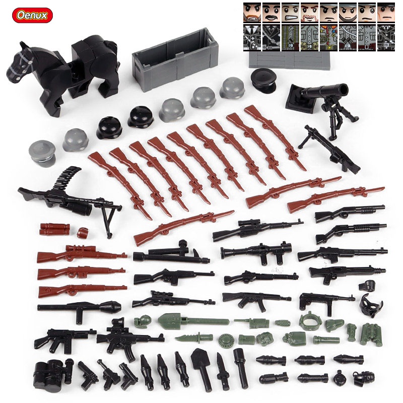 Oenux Classic WW2 Military German Army Building Block Mini German ...