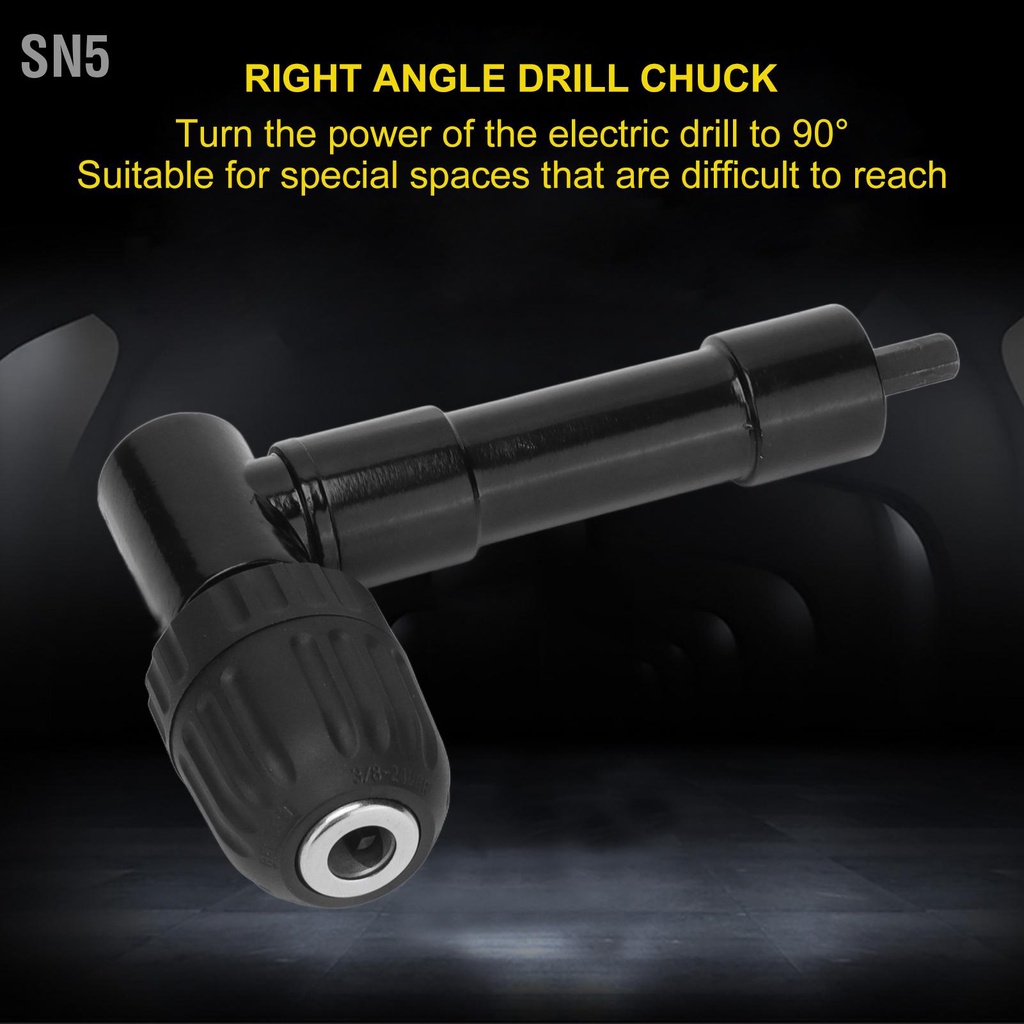 SN5 สว่านไร้สายสิ่งที่แนบมาอะแดปเตอร์ 90 องศาจับมุมขวามือแน่น Chuck 3 Jaw | Shopee Thailand