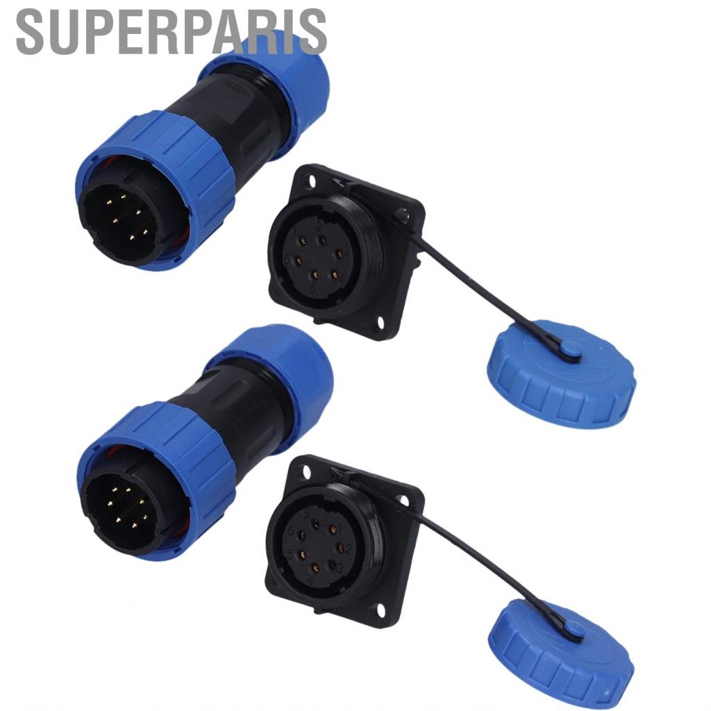 Superparis Waterproof Thread Panel Connectors 5A Aviation Connector ...