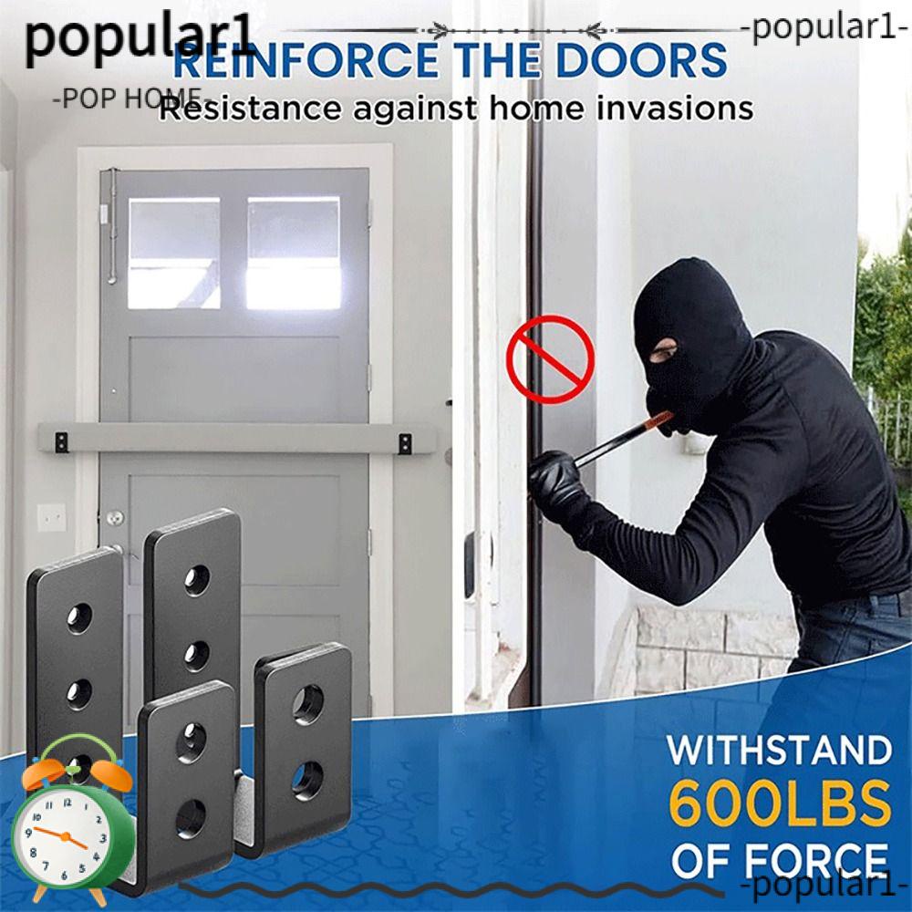 Pop Door Barricade Brackets, Home Security Carbon Steel Door Security ...