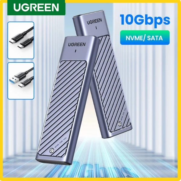 Ugreen M2 SSD Case M.2 NVMe SATA SSD Enclosure อะแดปเตอร์ 10Gbps Usb.2 ... Ugreen M2 SSD Case M.2 NVMe SATA SSD Enclosure อะแดปเตอร์ 10Gbps Usb.2 ...