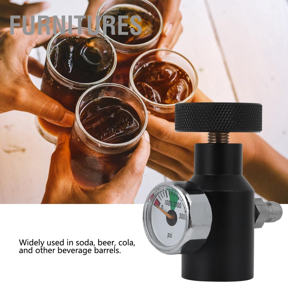 Furnitures CO2 Cylinder Refill Adapter Connector Regulator Accessory for SodaStream 0-3000psi ...