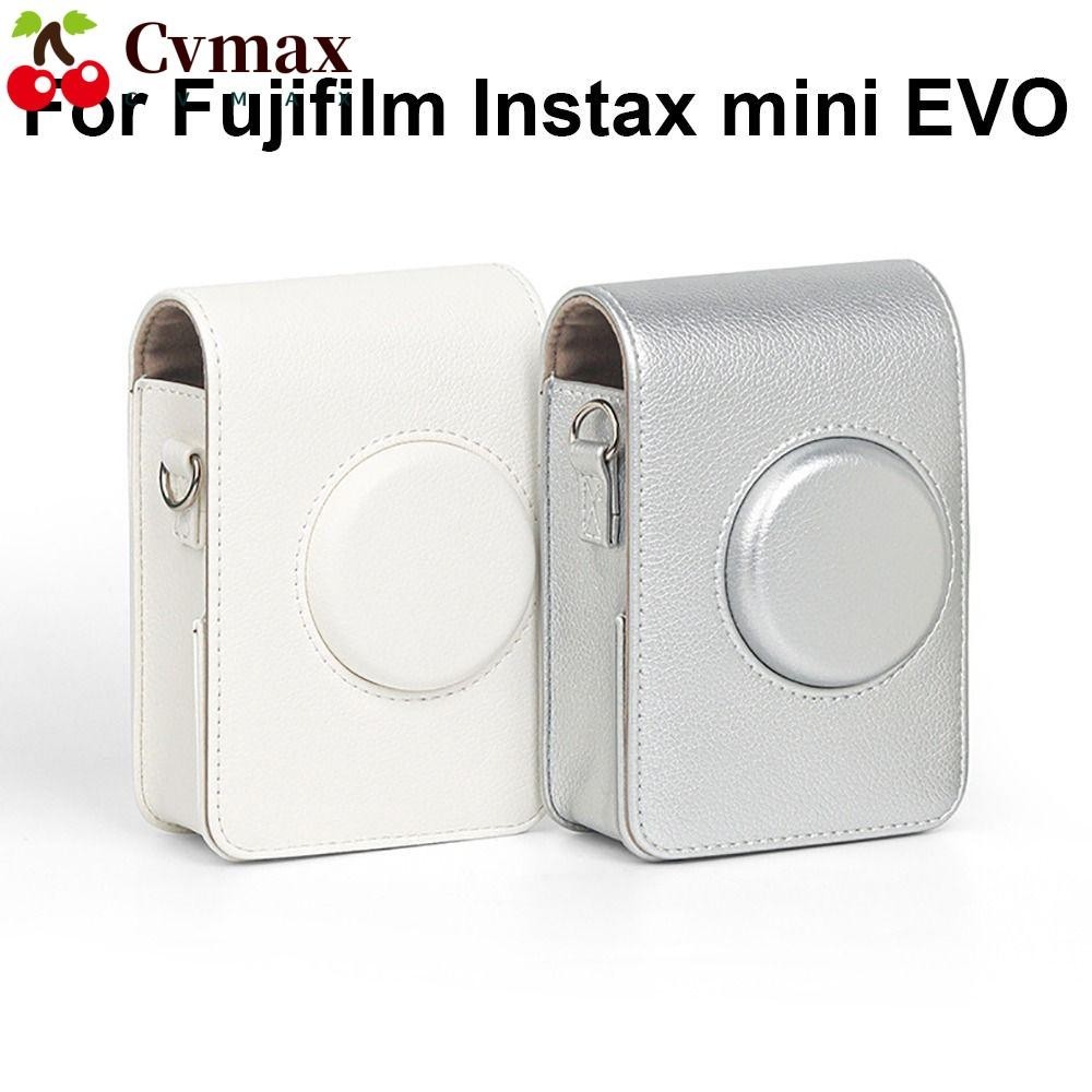 Cvmax กระเป๋าหนัง PU กันกระแทก ปรับสายได้ สําหรับกล้อง Fujifilm Instax mini EVO | Shopee Thailand