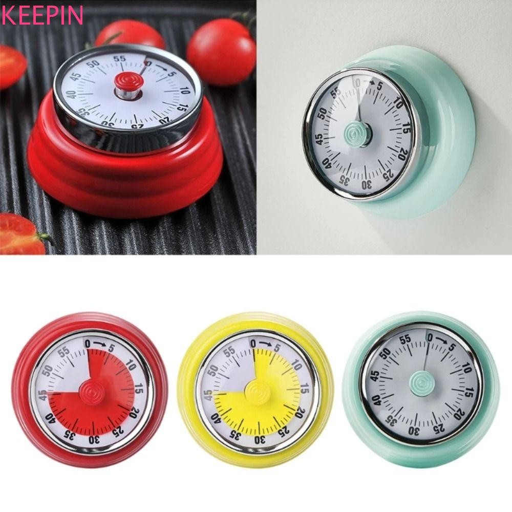 Keepin Mechanical Timer, 60-Mute พร้อม Loud Alarm Visual Timer, Small ...