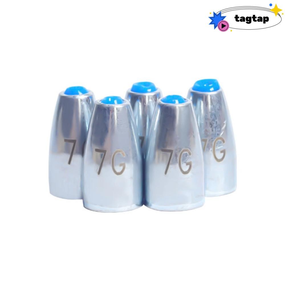 Tagtap 5 ชิ้นตกปลาเลียนแบบทังสเตนฤดูใบไม้ร่วง, 3.5g-20g Tear Drop Sinker, น้ําหนักช็อตเพิ่มเติม ...