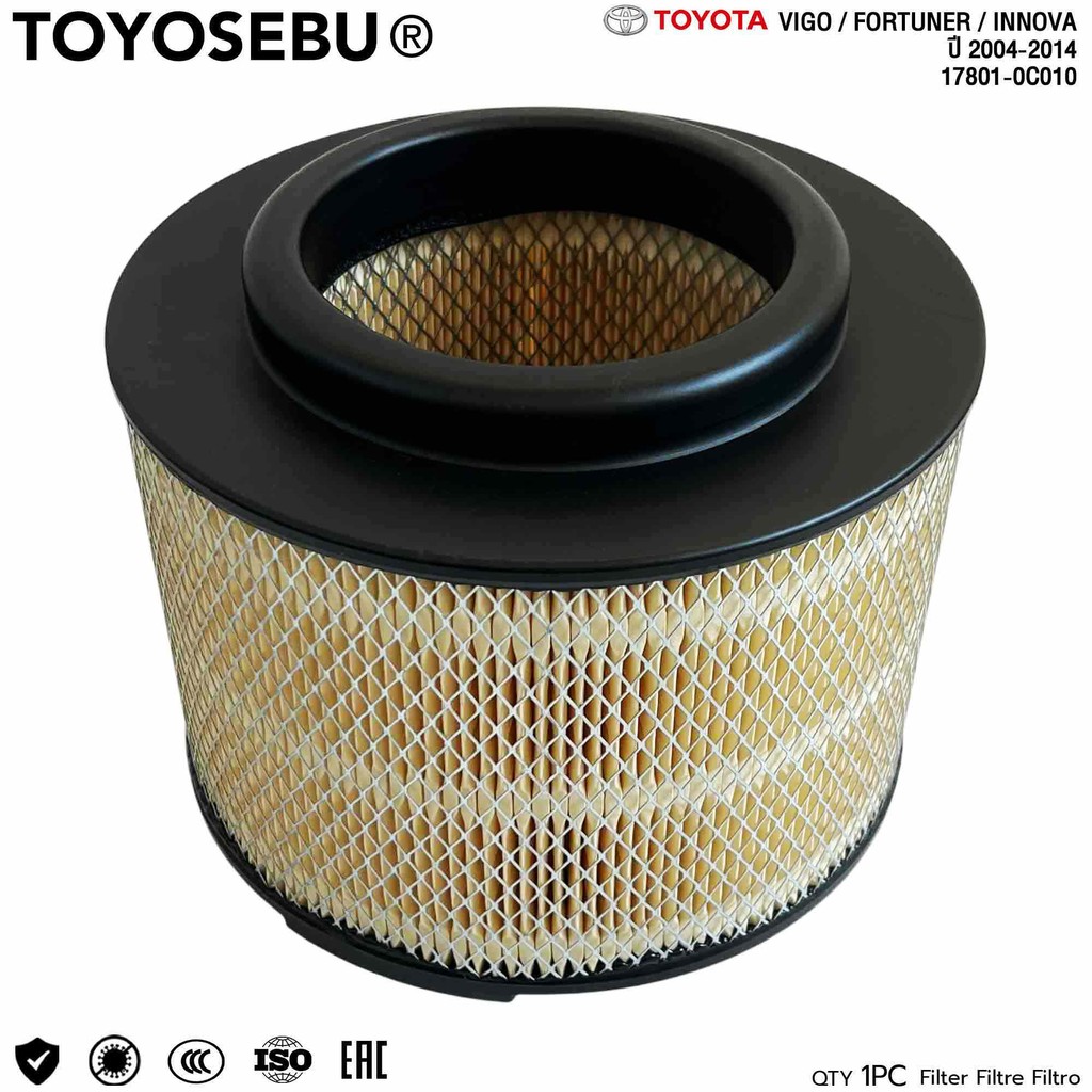 TOYOSEBU ไส้กรองอากาศ TOYOTA VIGO / FORTUNER / INNOVA วีโก้ ฟอร์จูนเนอร ...