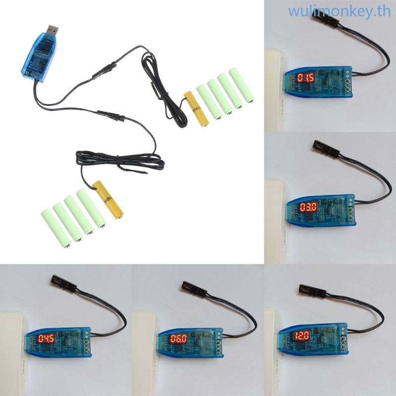 Wu แบตเตอรี่ดัมมี่ USB เป็น 1V-24V Dual AAA สําหรับไฟฉาย LED รีโมต ... Wu แบตเตอรี่ดัมมี่ USB เป็น 1V-24V Dual AAA สําหรับไฟฉาย LED รีโมต ...