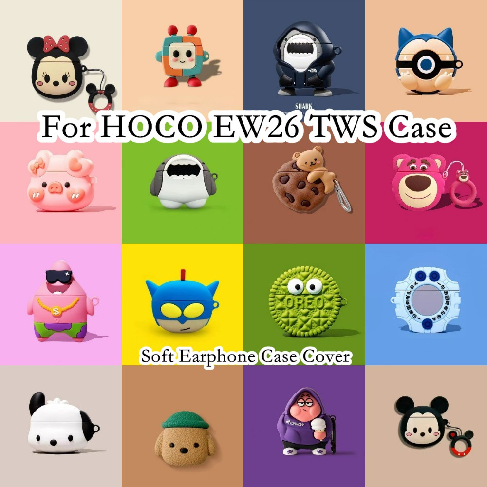 【จ่ายตรง】เคสหูฟัง แบบนิ่ม ลายการ์ตูนอนิเมะ สําหรับ HOCO EW26 TWS HOCO ...