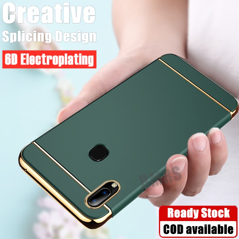 เคสโทรศัพท์มือถือแบบแข็ง ผิวด้าน พร้อมกรอบชุบไฟฟ้า 6D สําหรับ Vivo Y93 ...