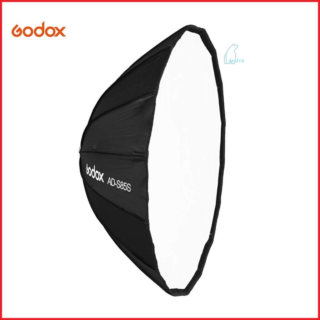 Godox AD-S65S 65cm/25.6in Umbrella - Portable Deep Parabolic Softbox ...