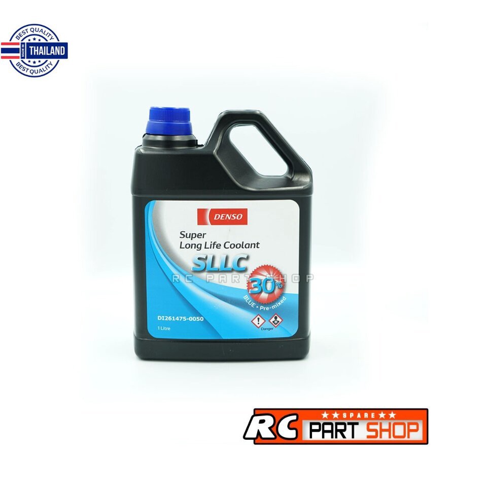 น้ำยาหม้อน้ำ DENSO แท้ สีฟ้า ขนาด 1 ลิตร Super Long Life Coolant SLLC ...