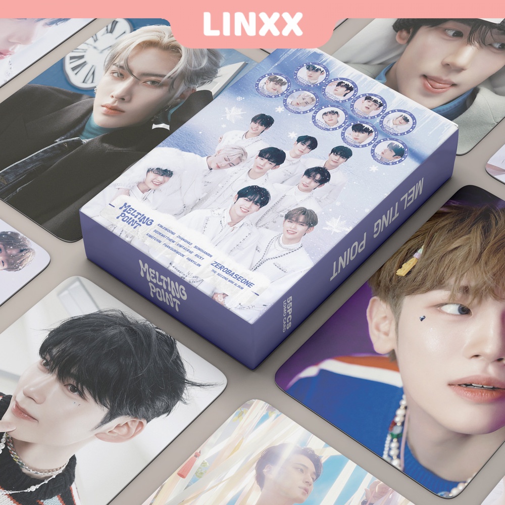 Linxx 55 ชิ้น ZEROBASEONE MELING POINT อัลบั้มโลโม่การ์ด Kpop โฟโต้ ...