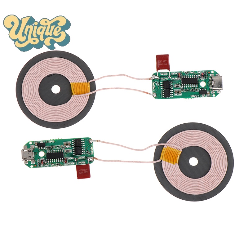(Unique) ใหม่ โมดูลบอร์ดวงจรชาร์จไร้สาย 10 15W Micro Type-C PCBA ...
