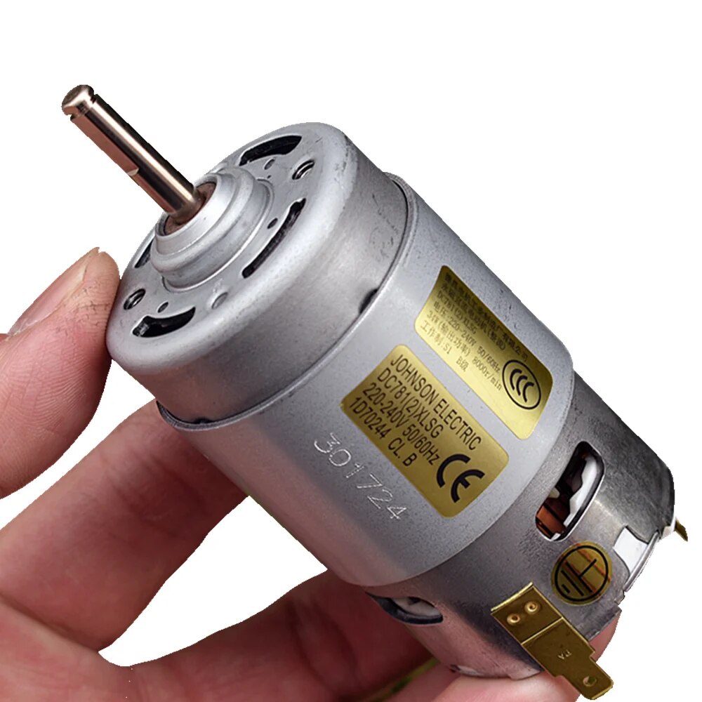 775 motor DC220V, 8000 rpm, 34W, 12 grains, small power household ...