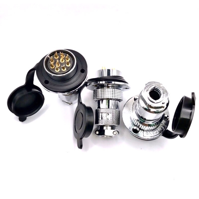 Jack Metal แจ็คเหล็ก 25 mm ผู้+เมีย ขนาด 25*60 mm มี 2P, 3P, 4P, 5P, 6P,7P, 8P, 10P | Shopee ...