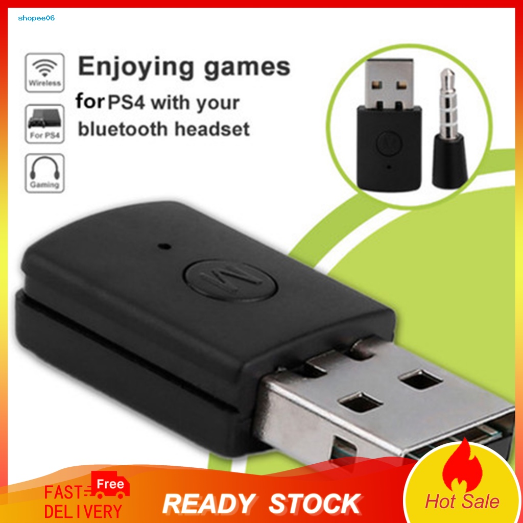 Setn อะแดปเตอร์ดองเกิลควบคุมหูฟังบลูทูธไร้สาย USB20 35 มม. แบบพกพา สําหรับ PS4 5 | Shopee Thailand