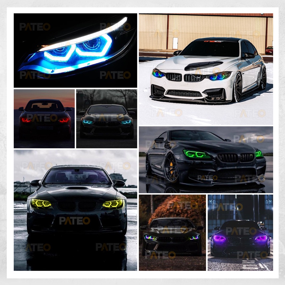 ไฟวงแหวน LED ไฟเดย์ไลท์ RGB DRL BMW F30 F10 E90 E91 E60 E61 F34 M4 E46 ...