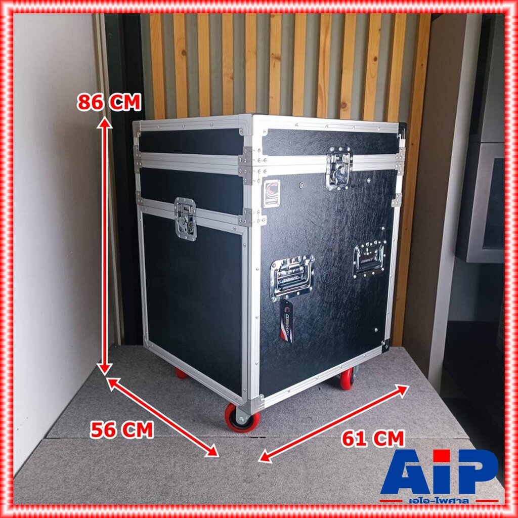 COMPACT XT3s-12U (10U) ตู้ RACK 3ฝา พร้อมล้อ สีดำ RACK 3 ฝา พร้อมล้อ พื้นที่สำหรับเก็บเครื่อง ...