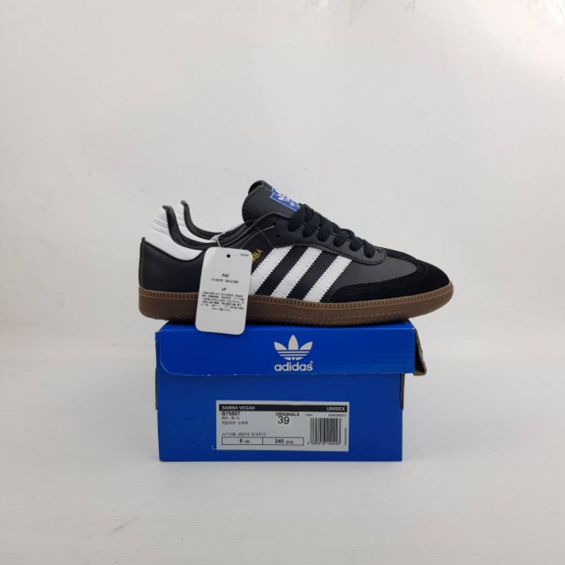 PUTIH HITAM Adidas SAMBA CLASSICS BLACK GUM 100% Original - Men's ...