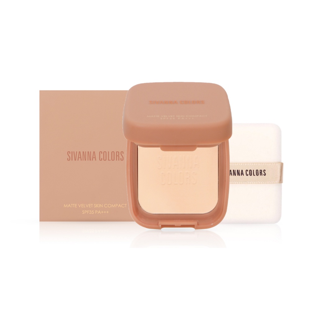 Sivanna Matte Velvet Skin Compact Powder SPF35 PA+++ #HF127 : ซิวานน่า ...