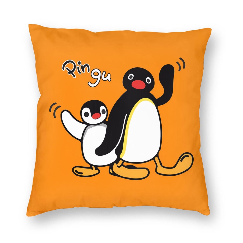 ปลอกหมอนอิง พิมพ์ลาย Pingu Hug สําหรับตกแต่งบ้าน | Shopee Thailand