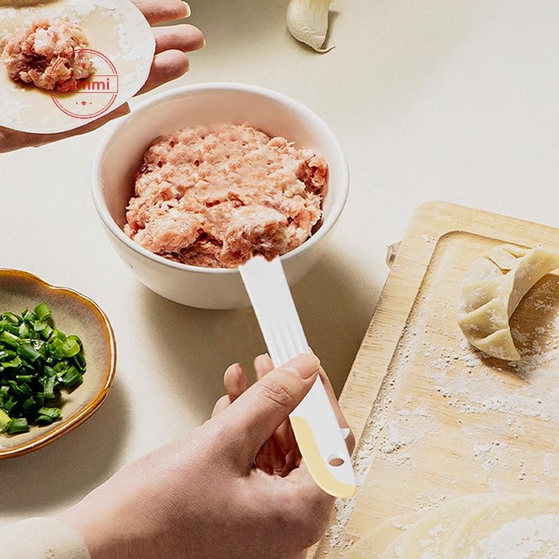 Sammi บรรจุช้อนมัลติฟังก์ชั่น Butter Spreader ช้อน Dumpling Wonton บรรจุ Scoops อุปกรณ์ครัว TH ...