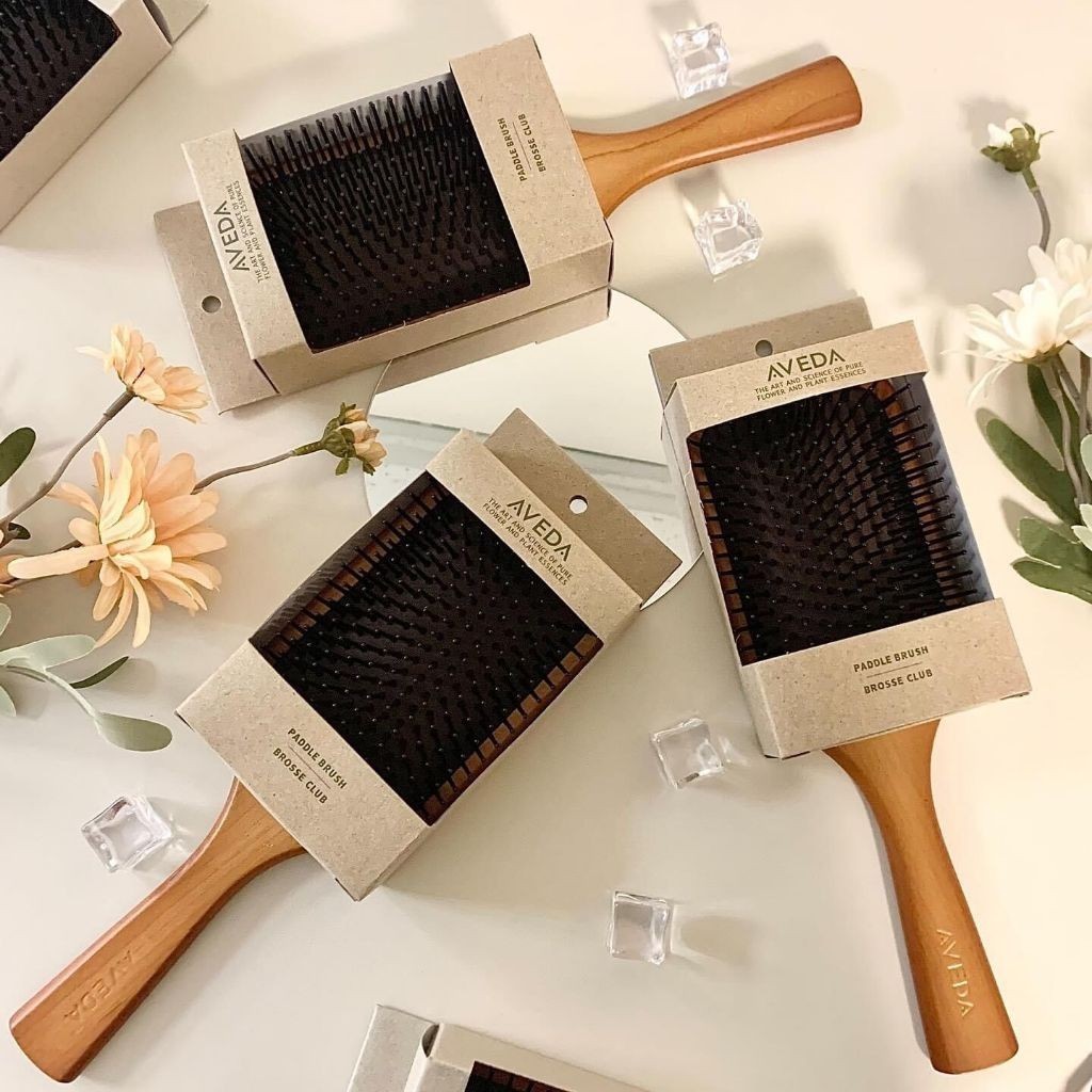 Aveda Air Cushion Comb อเวดา หวีไม้สุดฮิต Massage Head เพื่อสุขภาพ มี2 ...