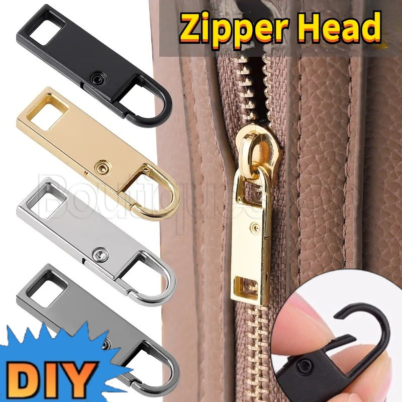 [ ที่โดดเด่น ] Universal Zipper Repair Head - สําหรับ Jacket Bags Coat ...
