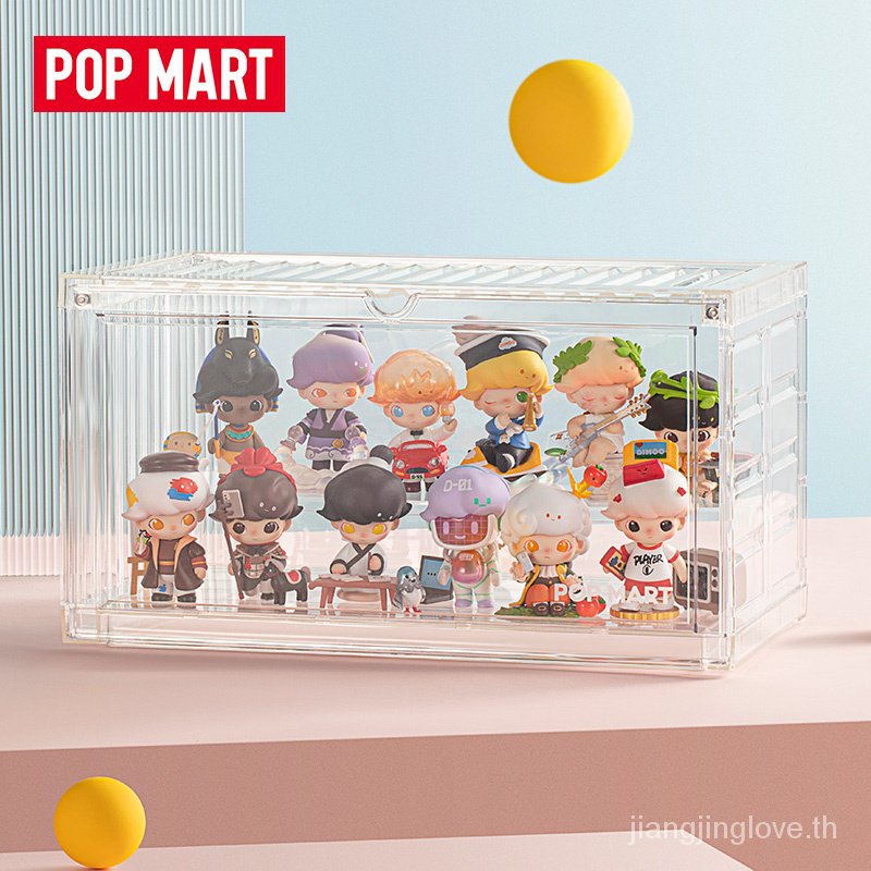 Popmart PopMart กล่องเก็บของ แบบใส กล่องเก็บฟิกเกอร์ปริศนา กล่องเก็บของ ...