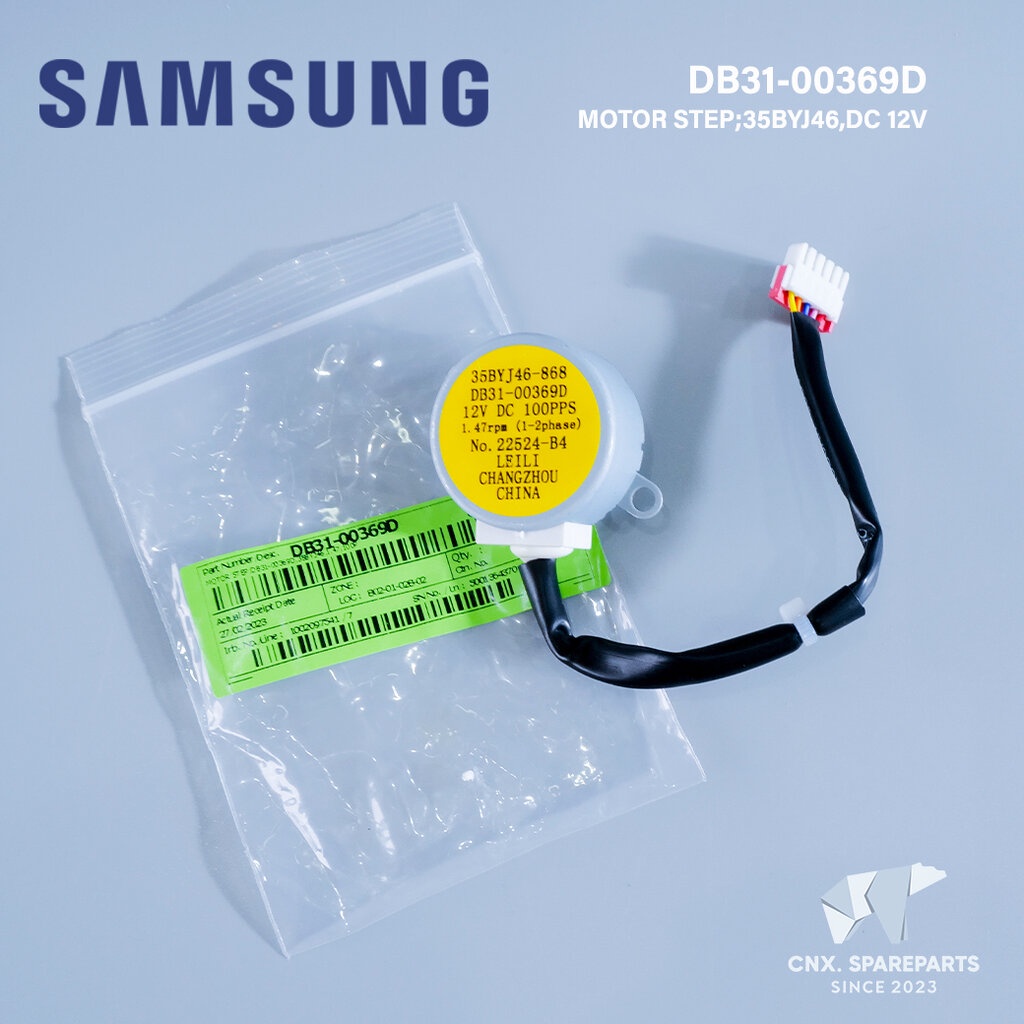 DB31-00369D มอเตอร์สวิงแอร์ Samsung มอเตอร์สวิงแอร์ซัมซุง (35BYJ46-868) อะไหล่แท้ศูนย์ | Shopee ...