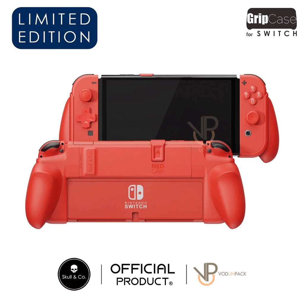 [ SKULL & CO. ] Case Nintendo Switch รุ่นปกติ / OLED NeoGrip Mario RED ...
