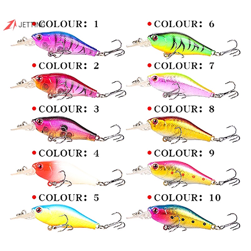 Jtth เหยื่อตกปลา แบบมีเสียงรบกวน ขนาดเล็ก 7.1 ซม. 7 กรัม | Shopee Thailand