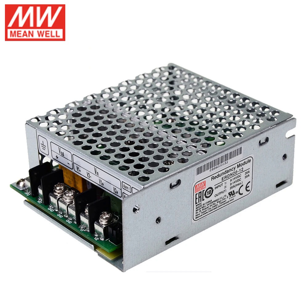 Mean WELL ERDN40-12 24 48 40A 12V 24V 48V โมดูลพาวเวอร์ซัพพลาย รองรับ 1+1 และ N+1 | Shopee Thailand