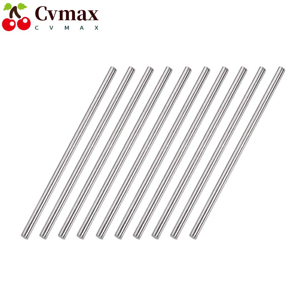 Cvmax แท่งเหล็กคาร์บอน HSS ทรงกลม สีเงิน 4 มม. สําหรับงานฝีมือ DIY 5 ชิ้น|เพลาหมุน ขนาดเล็ก ...