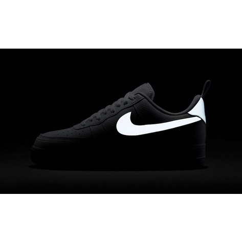 PUTIH HITAM Nike Air Force 1 1'07 รองเท้าสำหรับผู้ชายและผู้หญิง Black ...