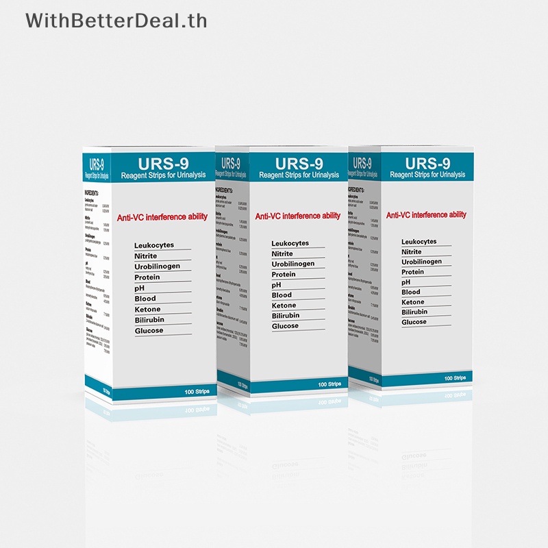 Better URS-9 แถบกระดาษทดสอบปัสสาวะ ไนไตรต์ ยูโรบิลิโนเจน โปรตีน PH 9 ...